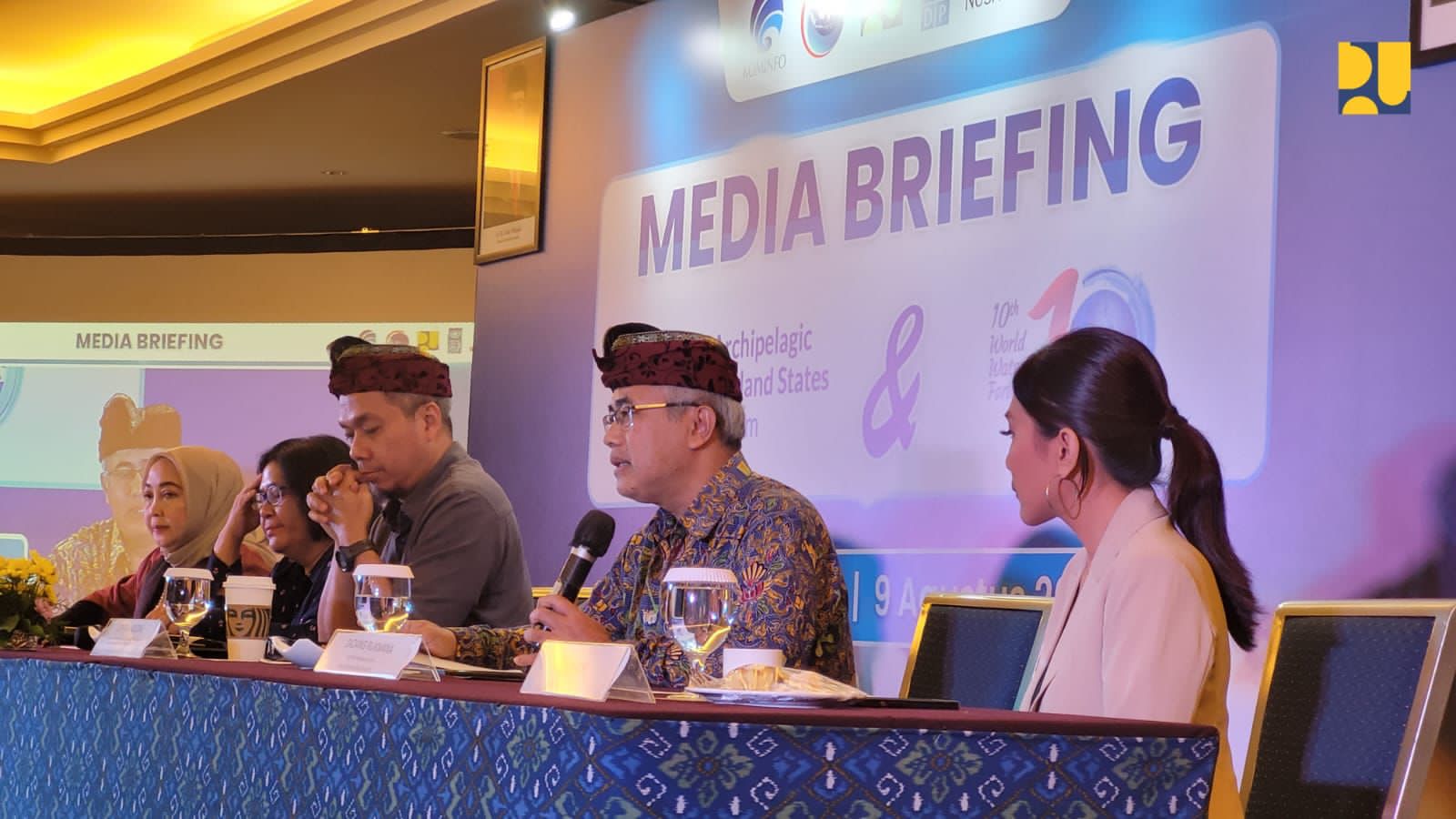Kementerian PUPR Ajak Media Gaungkan WWF ke-10 Tahun 2024 di Bali