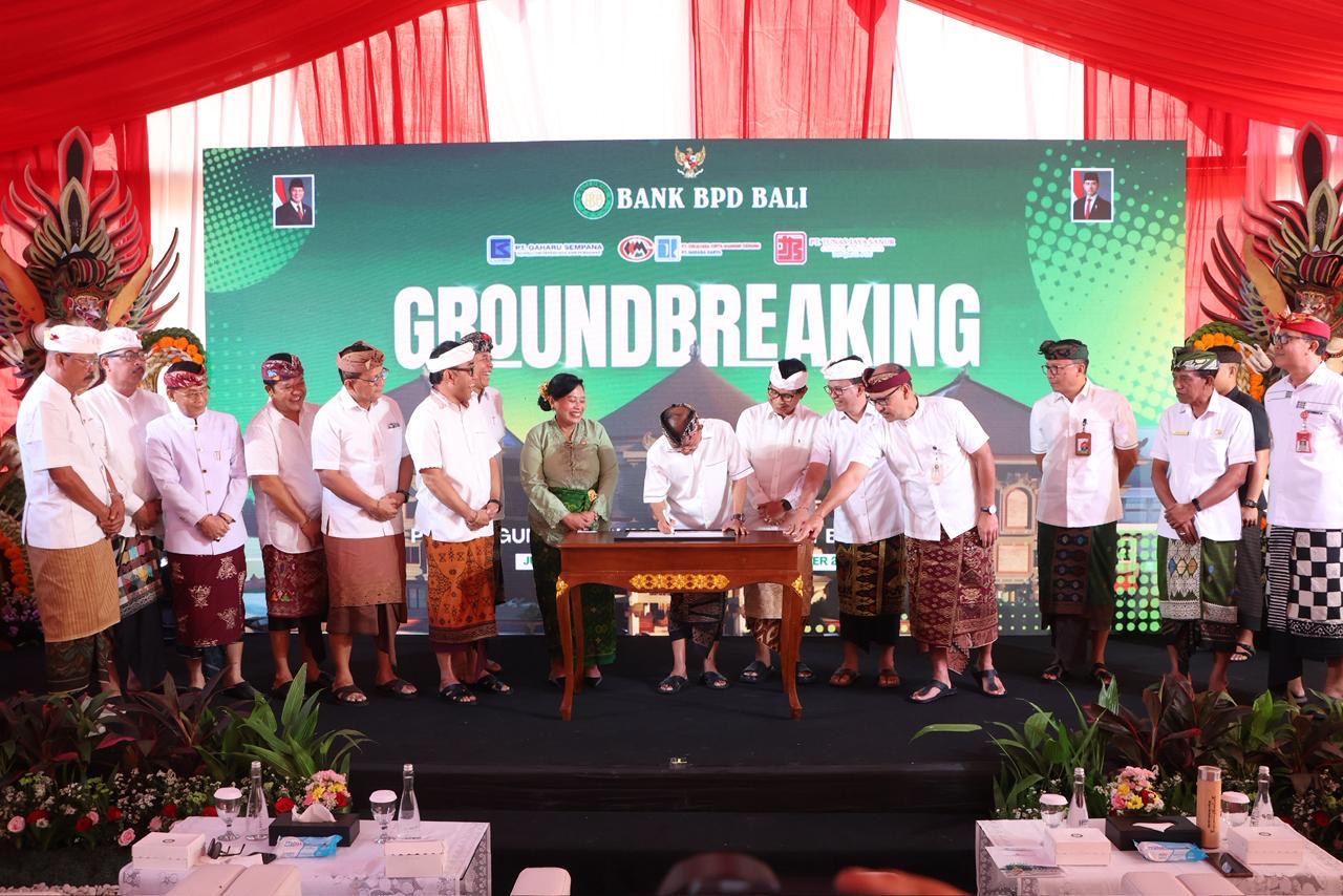 Pembangunan Gedung Pusat BPD Bali Dimulai, Telan Anggaran Rp175,7 Miliar