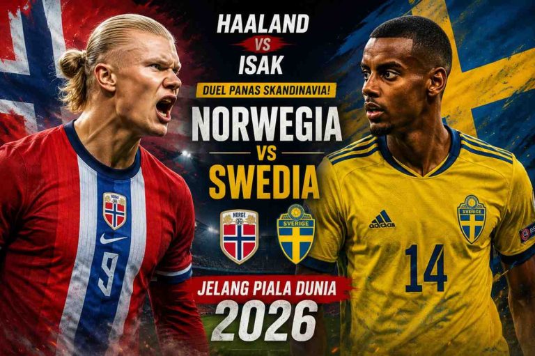 Prediksi Norwegia vs Swedia: Duel Haaland vs Isak